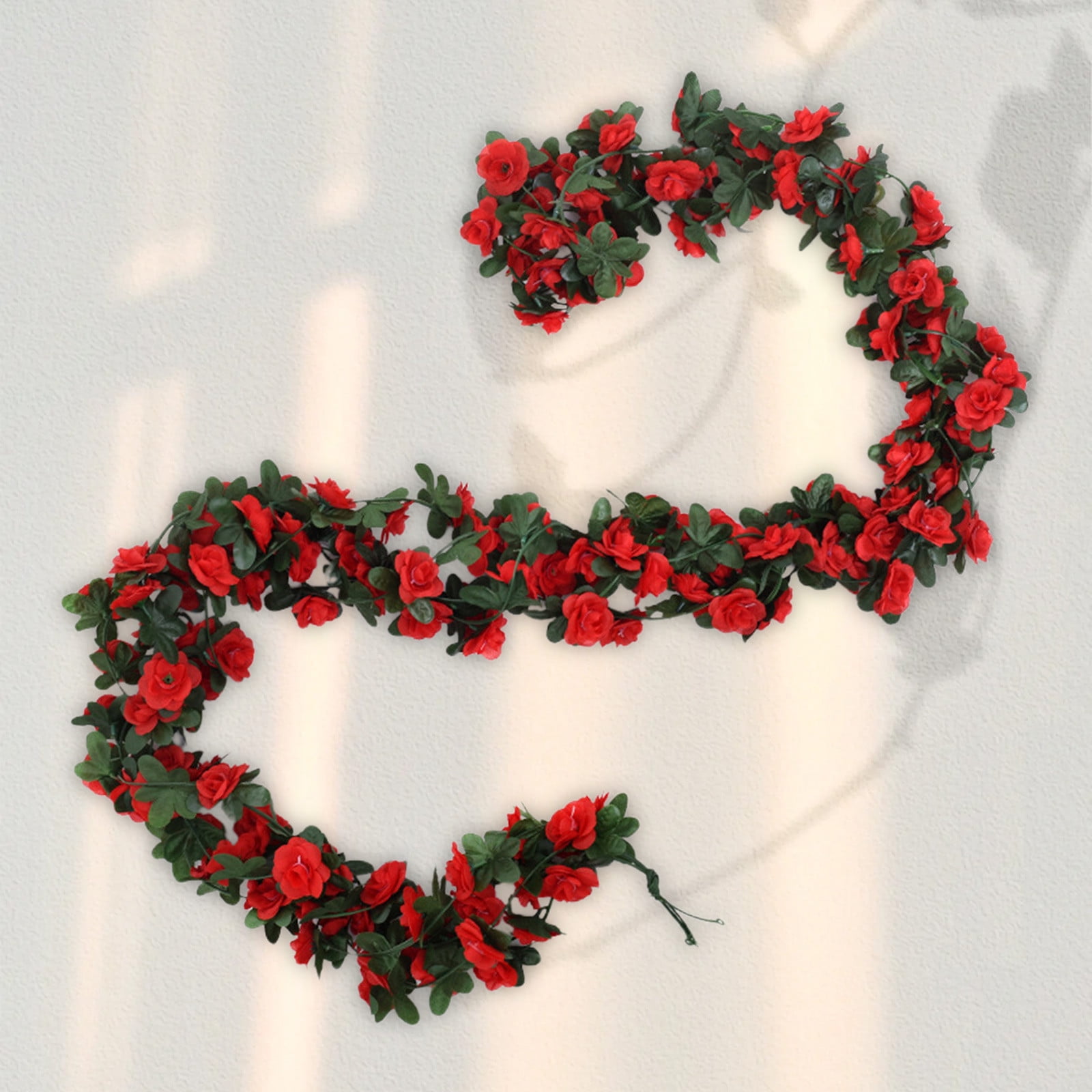 Danhjin Flower Garland for Decorations, Artificial Floral Garland Rose ...