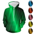 Danhjin Gradient Hoodies for Men Trendy Print Pullover Sweatshirts Fall ...