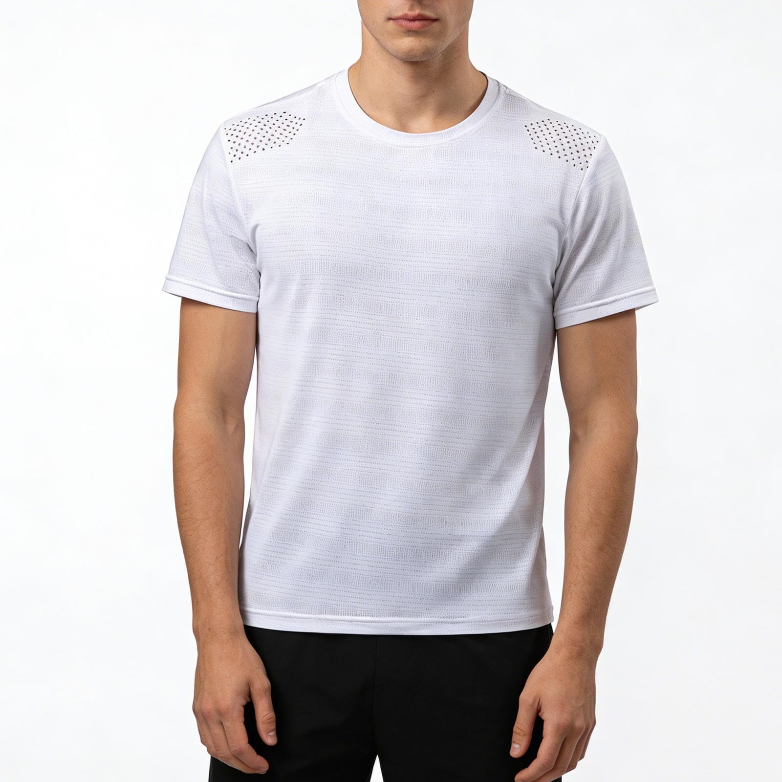 Danhjin Mens Athletic Summer T-Shirts Workout Shirt Short Sleeve Top ...