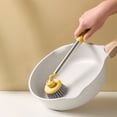 Danhjin Pot Scrubber for Kitchen with Handle, 11.02in 360-Degree ...
