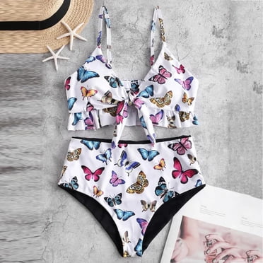 Salouo Dancing Skeleton Party Pattern Women's Sexy Bikini Set,String ...