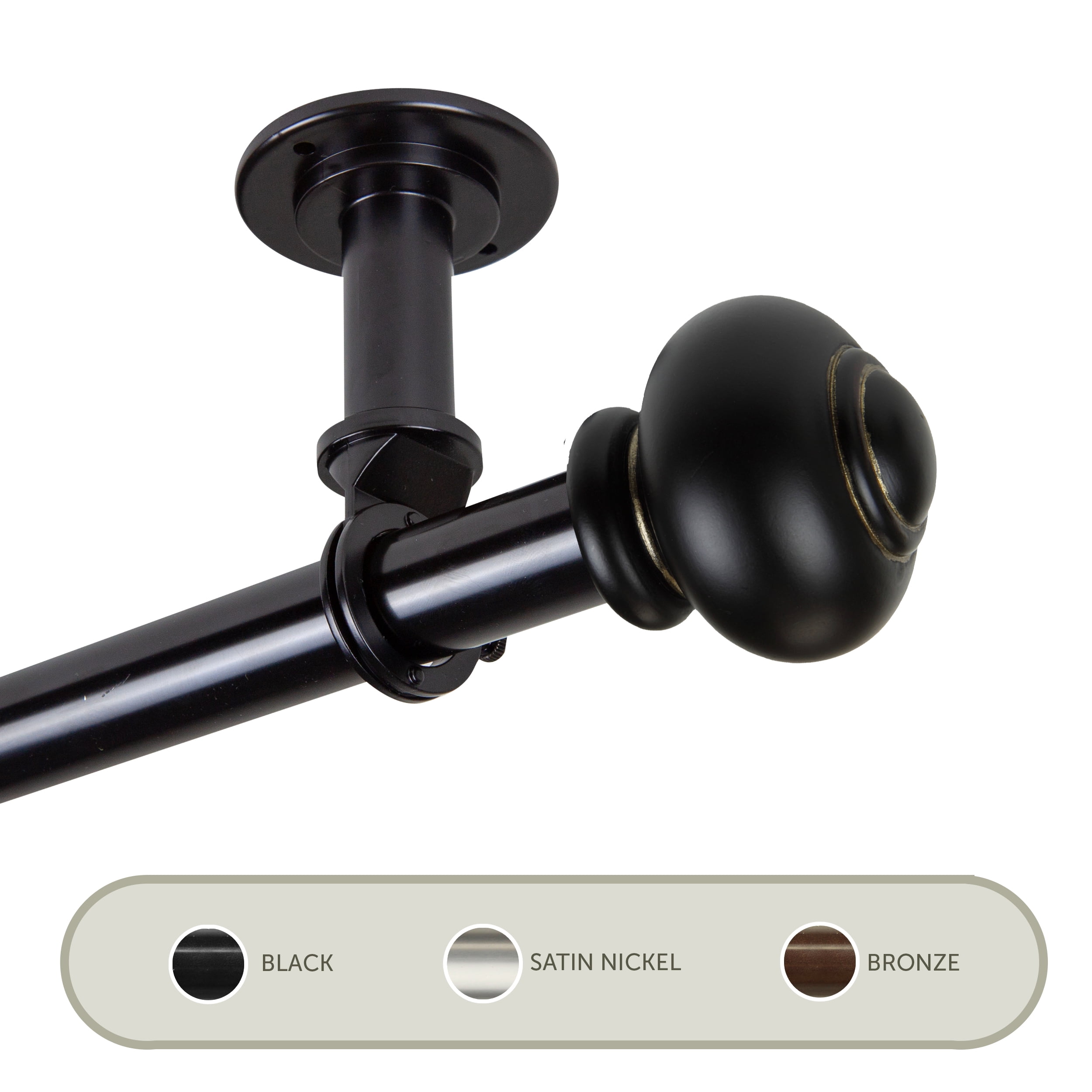 120 170 Inch Curtain Rod