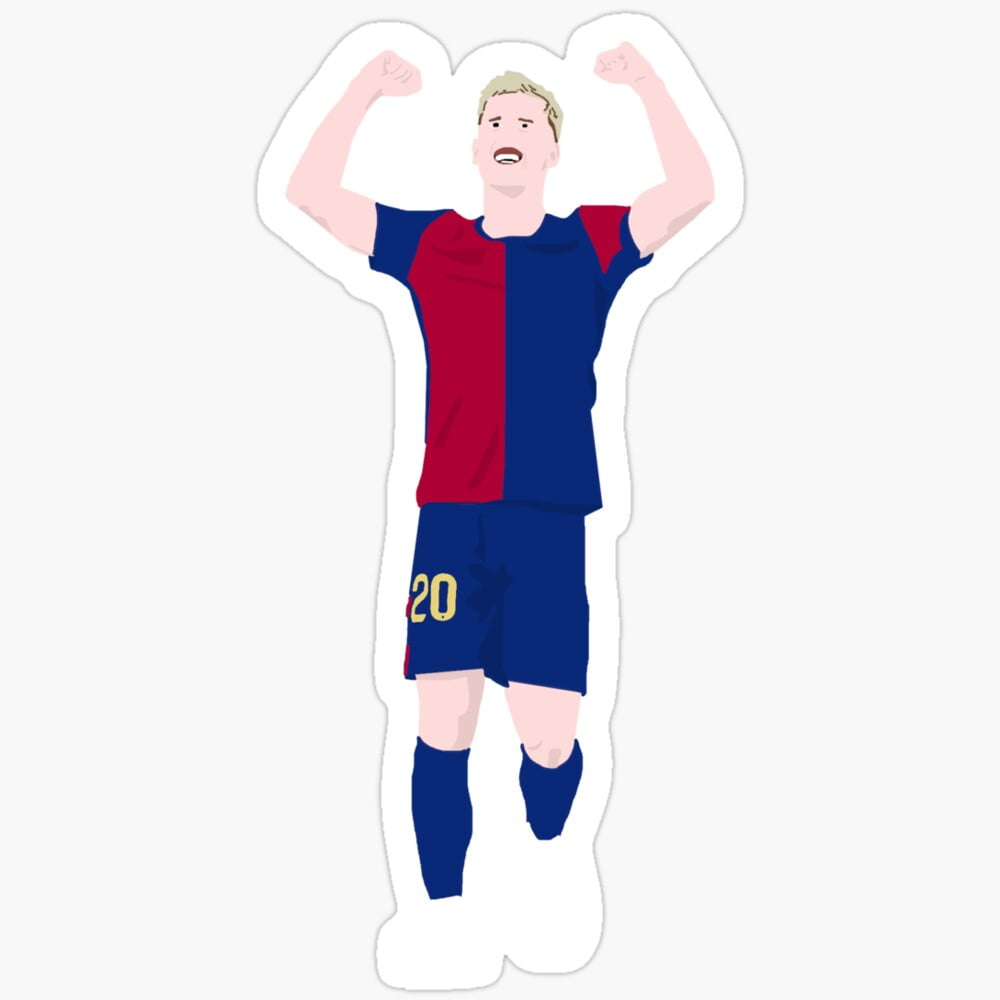 Dani Olmo Sticker Phone Decal Water Bottle Stickers Car Decals, Laptop ...