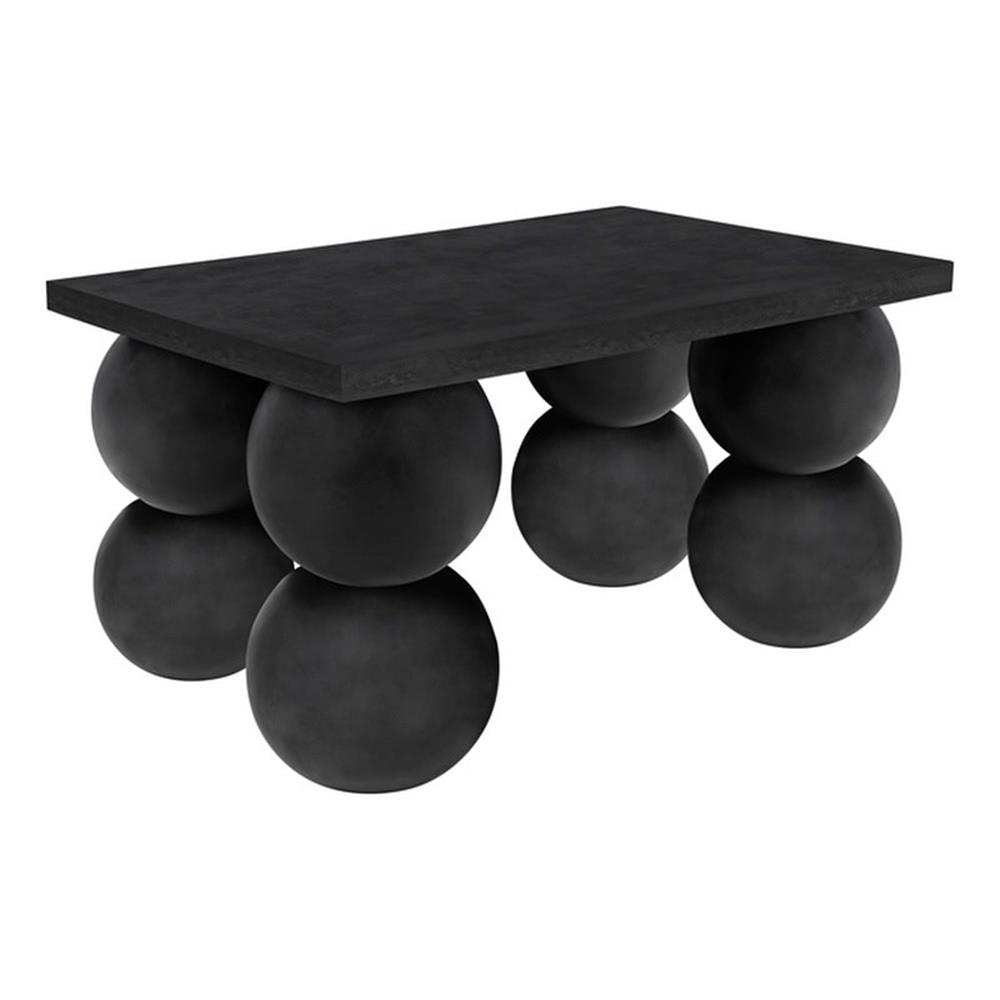 Dani Rectangle Entry Table Medium In Black - Walmart.com