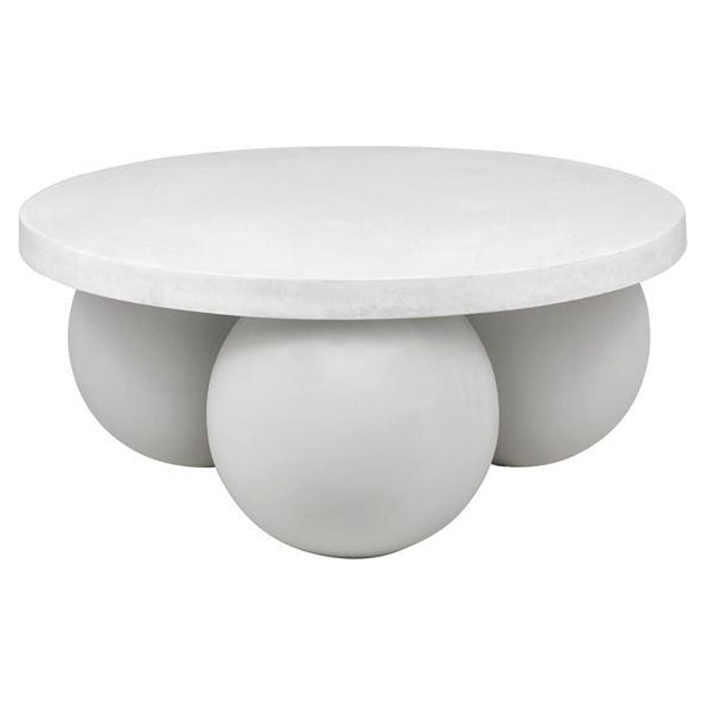 Dani Round Coffee Table Small In Ivory - Walmart.com