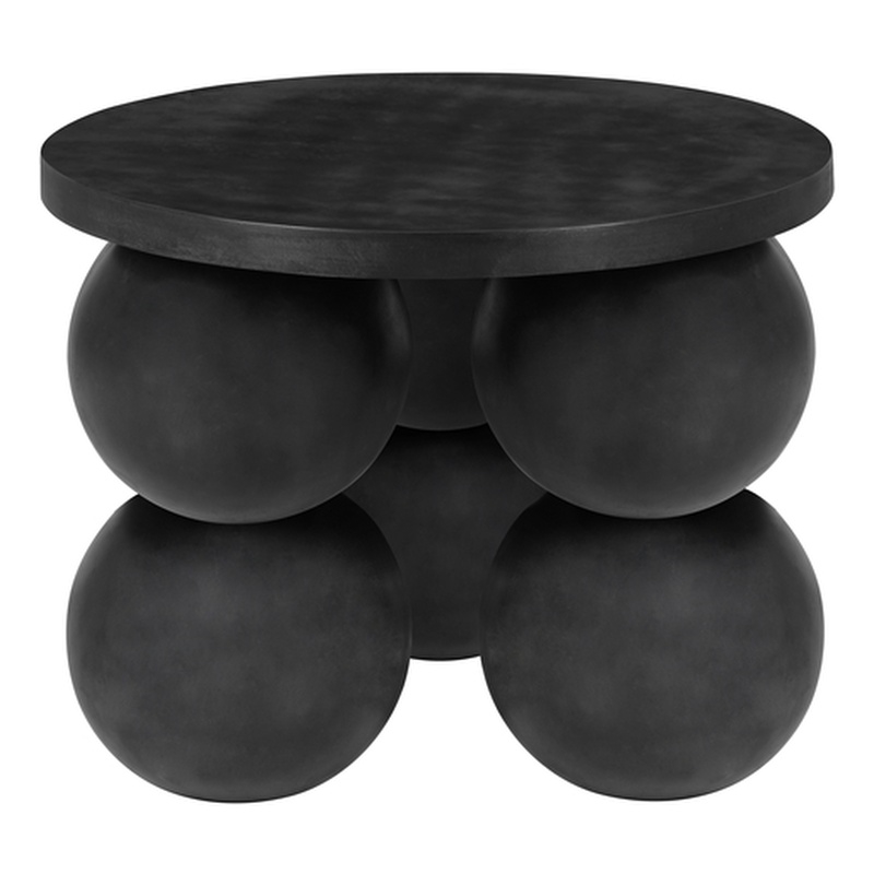 Dani Round Console Small in Black - Walmart.com