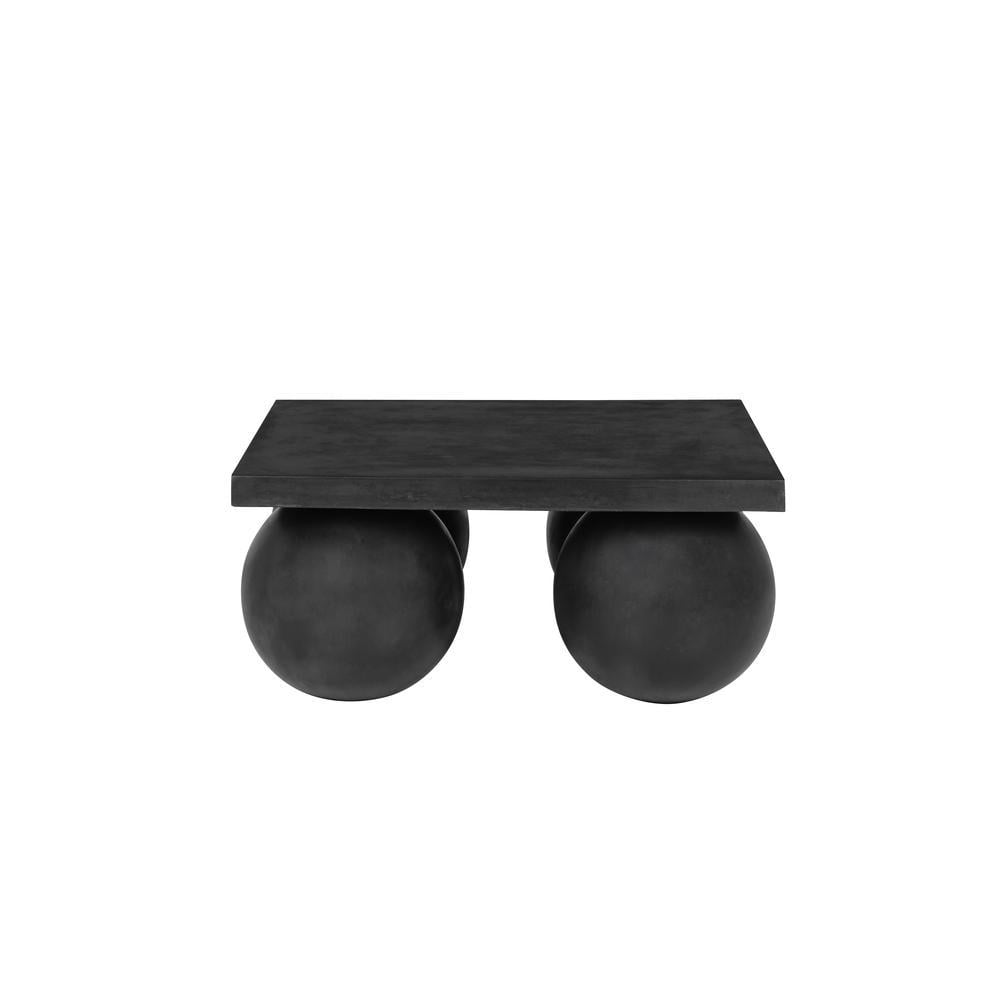 Dani Square Coffee Table Small In Black - Walmart.com