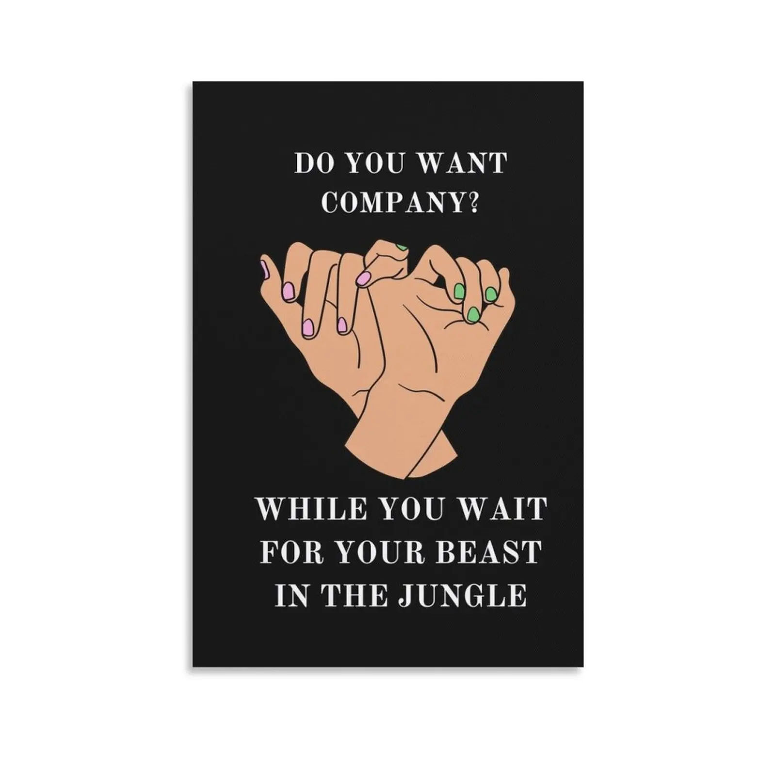 Dani and Jamie - "Do You Want Company?" Canvas Painting luxury home ...