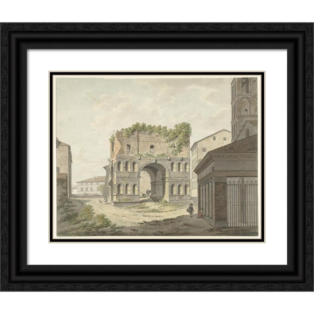 Daniël Dupré 14x12 Black Ornate Wood Framed Double Matted Museum Art ...
