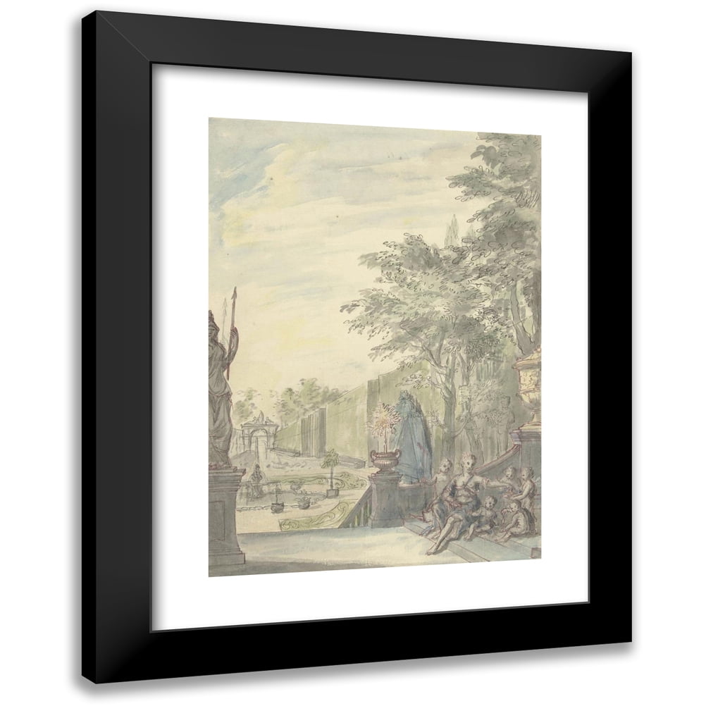 Daniël Marot the younger 11x14 Black Modern Framed Museum Art Print ...