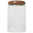 Danica Heirloom Acacia Wood Medium Glass Jar | 32oz - Walmart.com