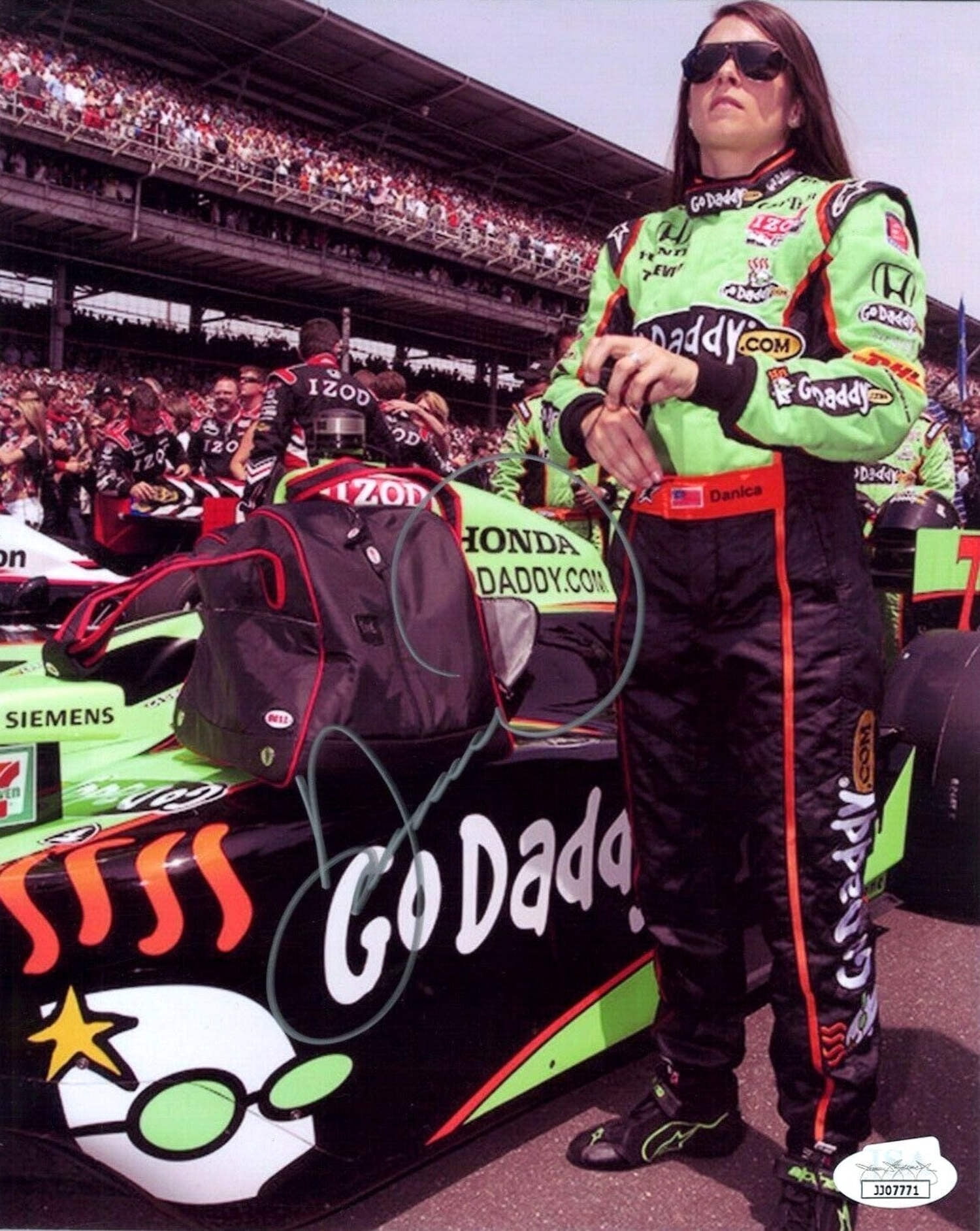 Danica Patrick autographed Go Daddy Racing 8x10 photo JSA - Walmart.com