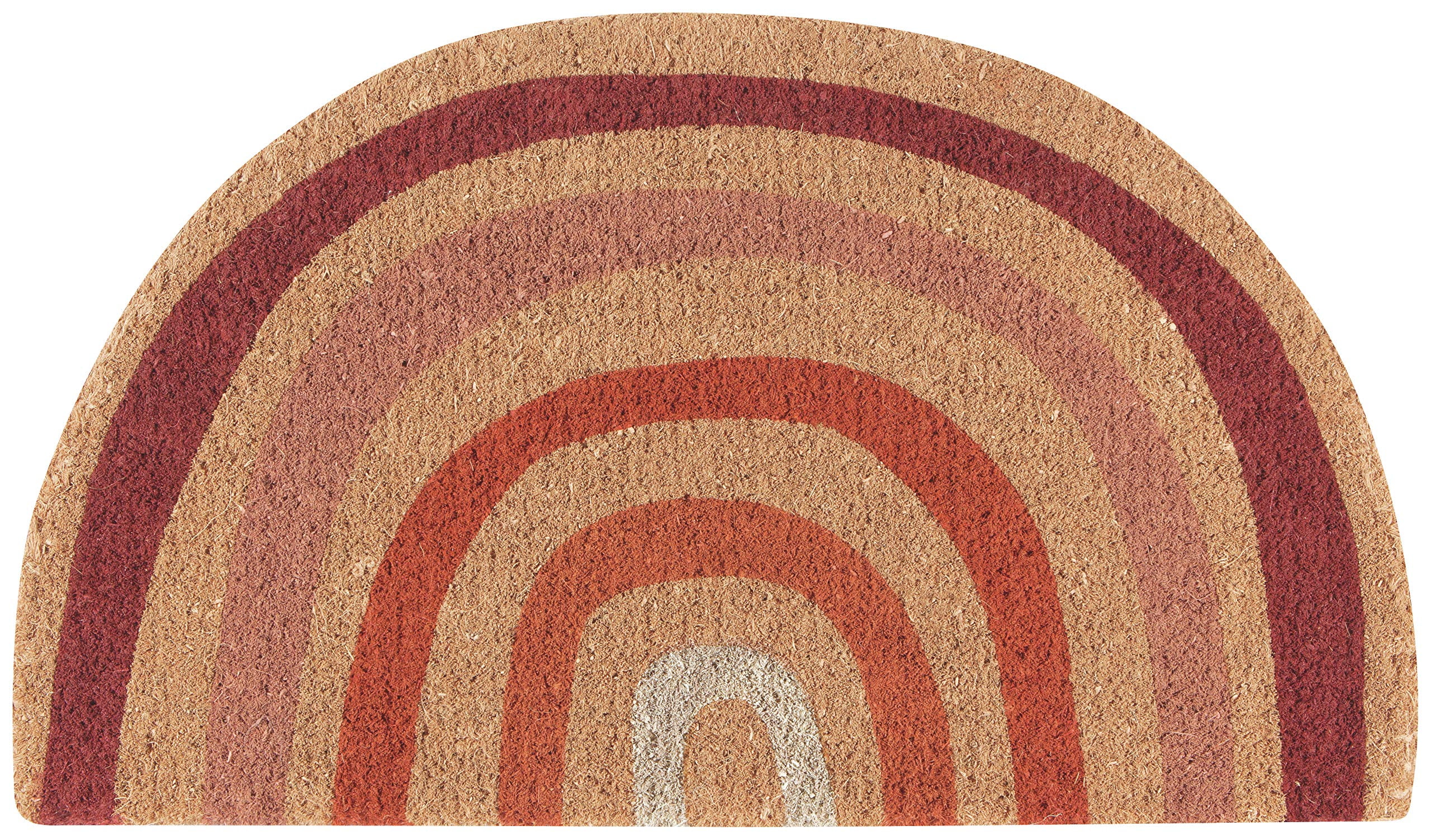 Danica Studio Solstice Coir Fiber Vinyl Backed Shaped Doormat 18 x 30 ...
