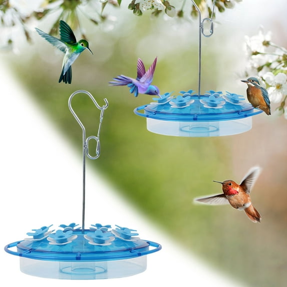 Danieerclosy 2025 Hummingbird Feeder with 8 Feeding Ports, Plastic ...