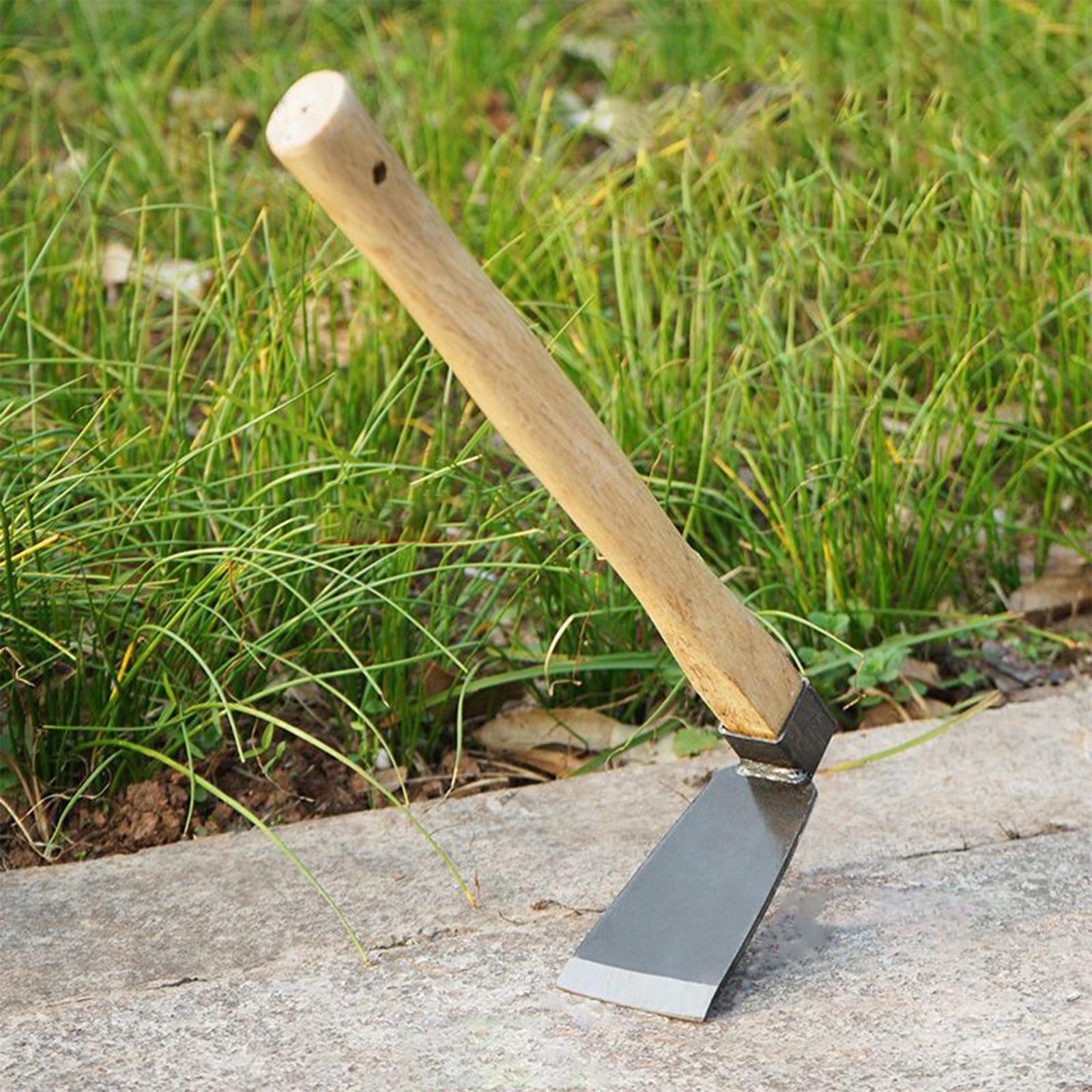 Danieerclosy Dual-Purpose Stainless Steel Hand Hoe - Compact Gardening ...