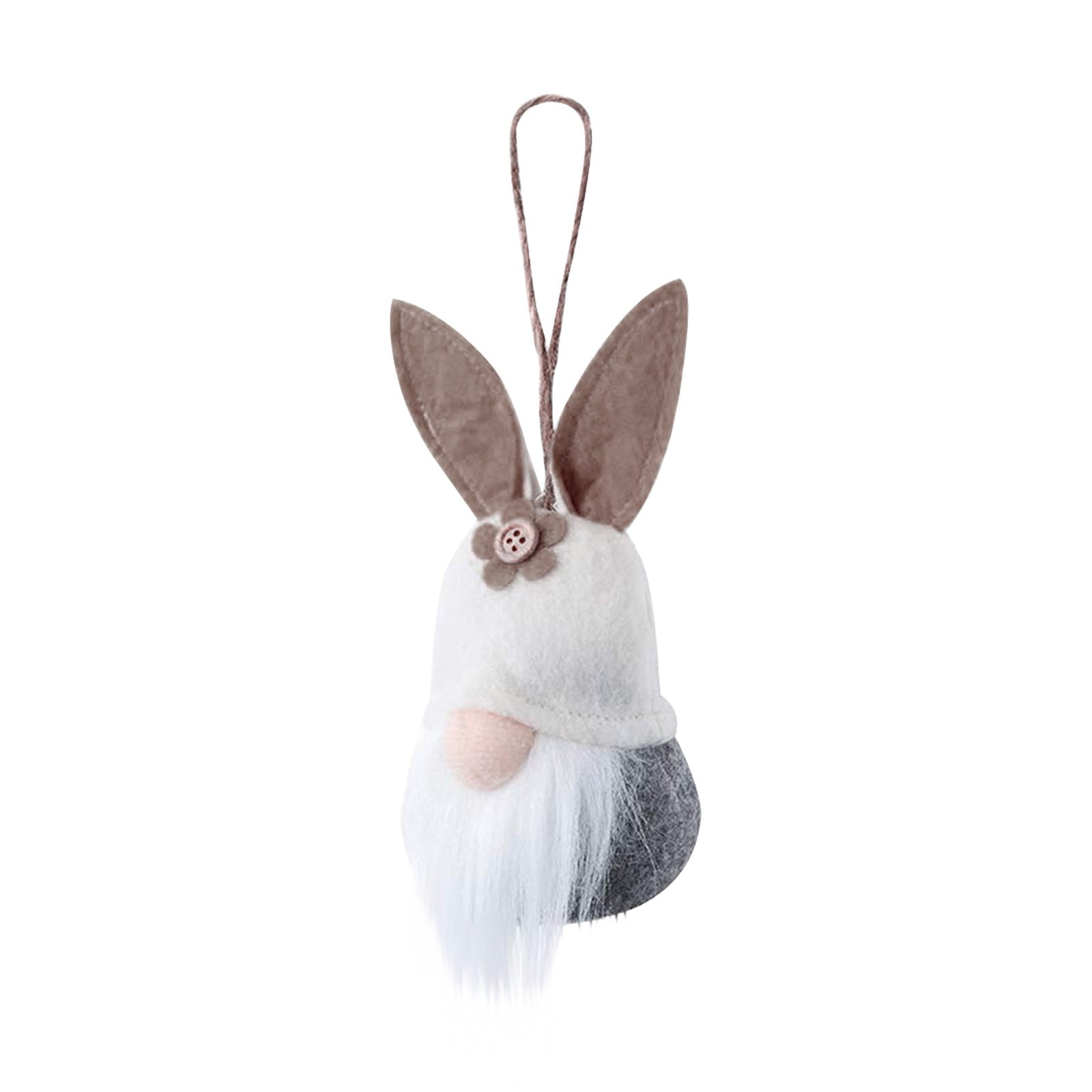 Danieerclosy Easter Bunny Doll with Wool Pendants - Faceless Elderly ...
