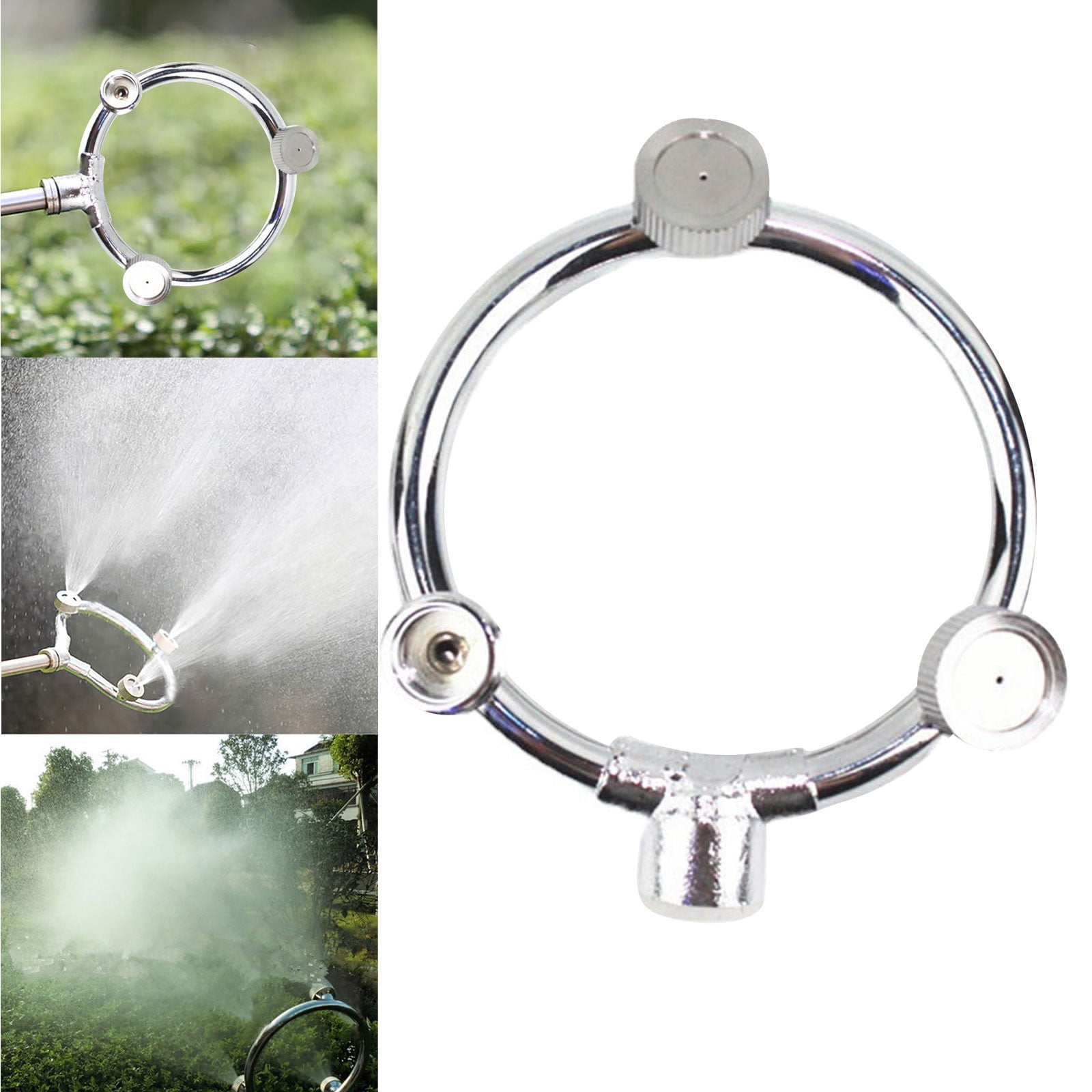 Danieerclosy Motorized 3-Nozzle Garden Sprayer, Adjustable Pressure ...