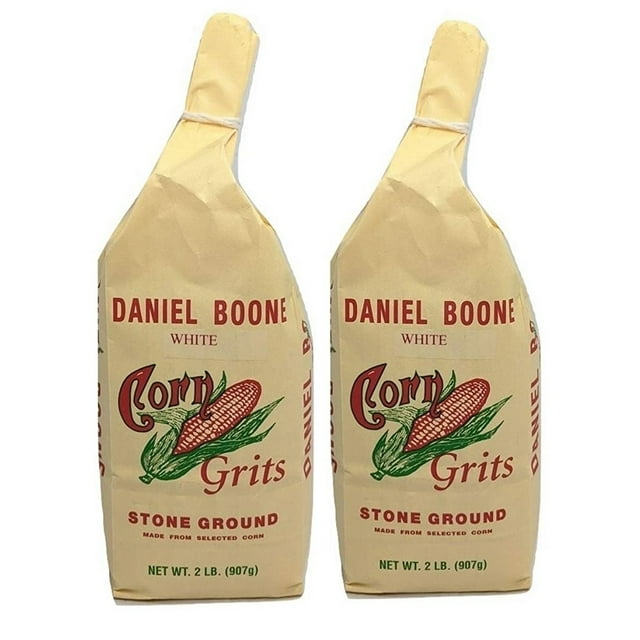 Daniel Boone Fresh Stone Ground White Corn Grits, Gluten Free, No ...