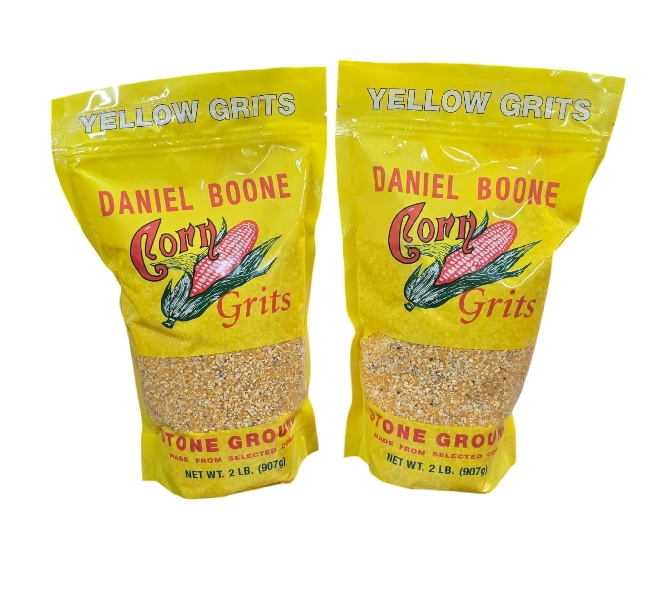Daniel Boone Gluten-Free Fresh Stone Ground Yellow Corn Grits, 2-2 lb ...