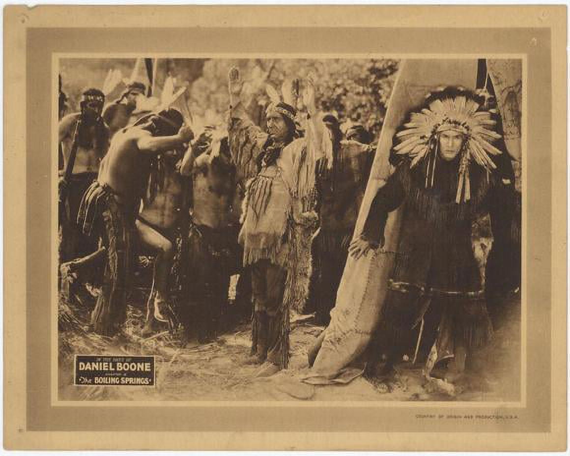 Daniel Boone - movie POSTER (Style F) (11" x 14") (1923) - Walmart.com