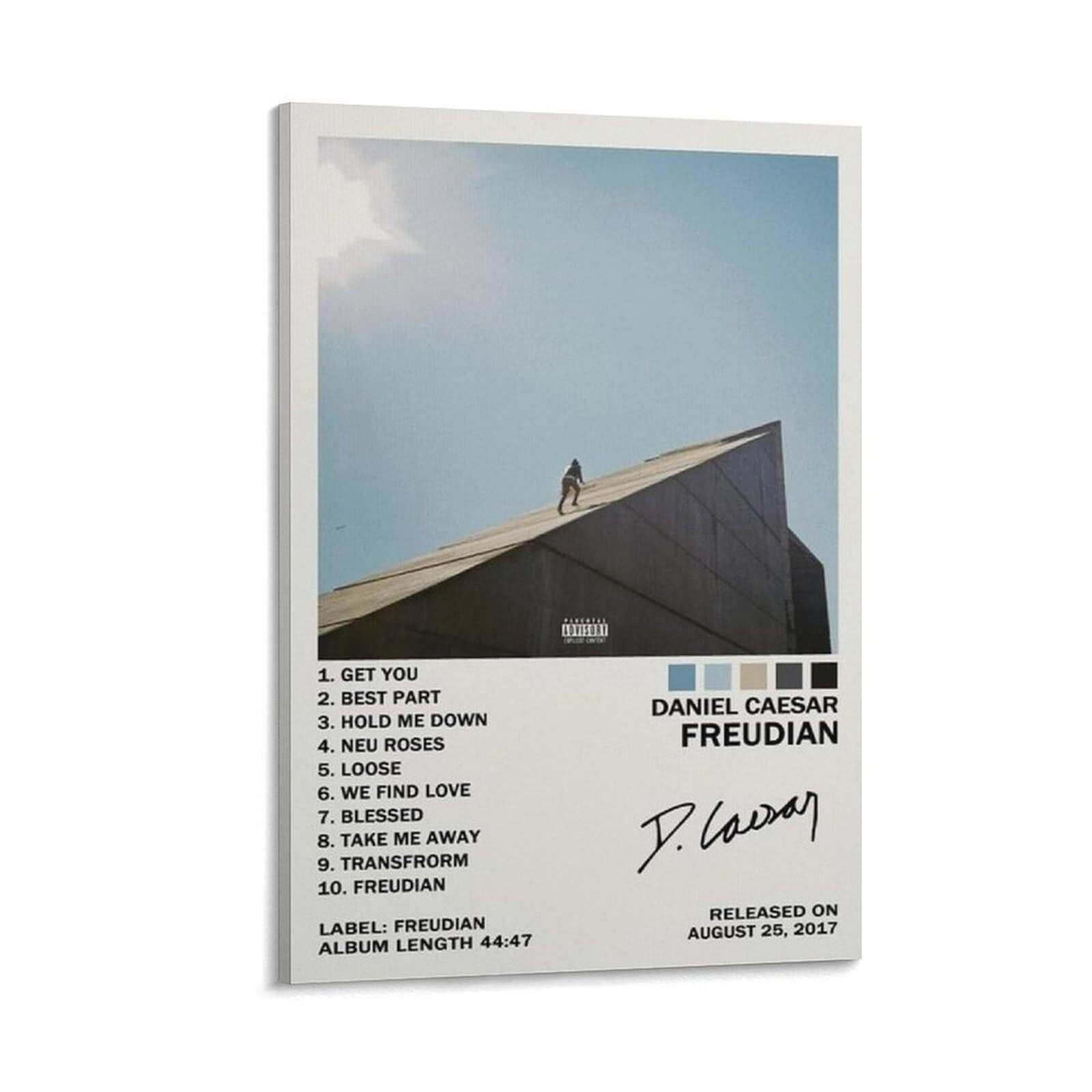 Daniel Caesar Freudian Cover Canvas Posters (14) Room Aesthetic Poster ...