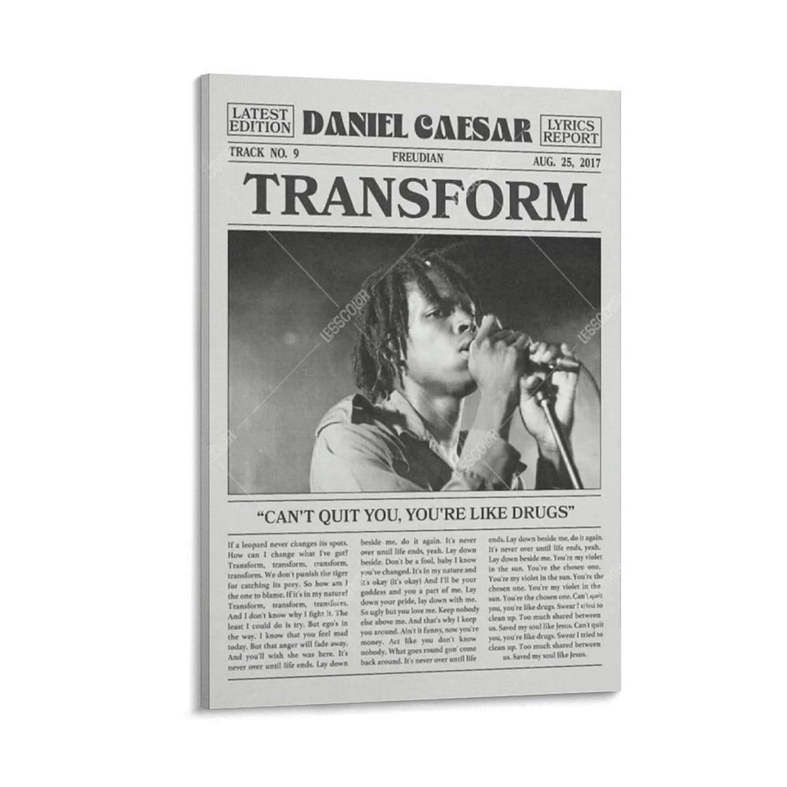 Daniel Caesar Freudian Cover Canvas Posters (7) Picture Print Canvas ...