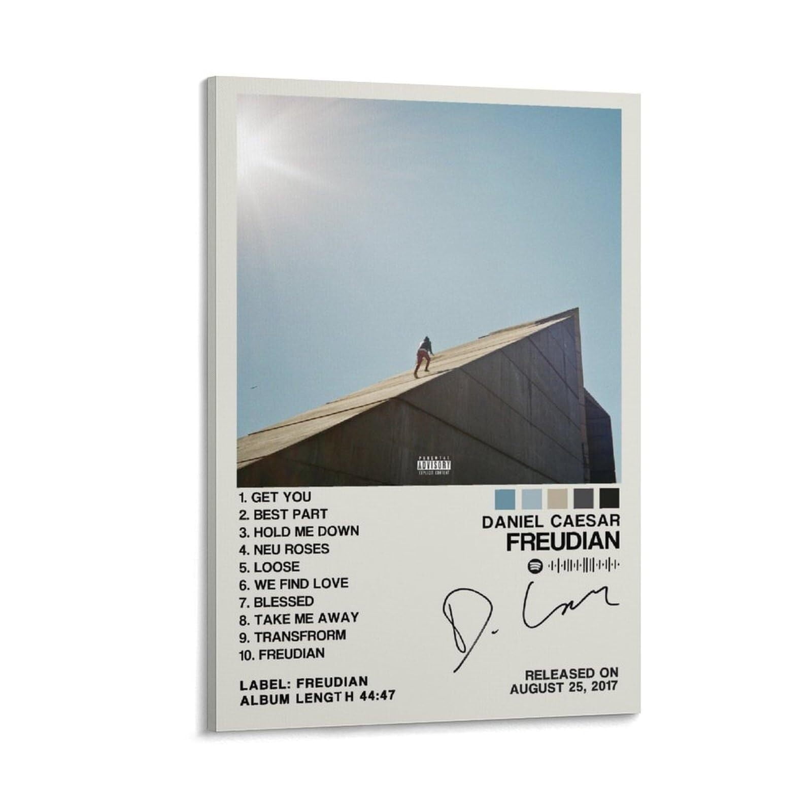 Daniel Caesar Freudian Music Album Cover Poster Prints Canvas Wall Art ...