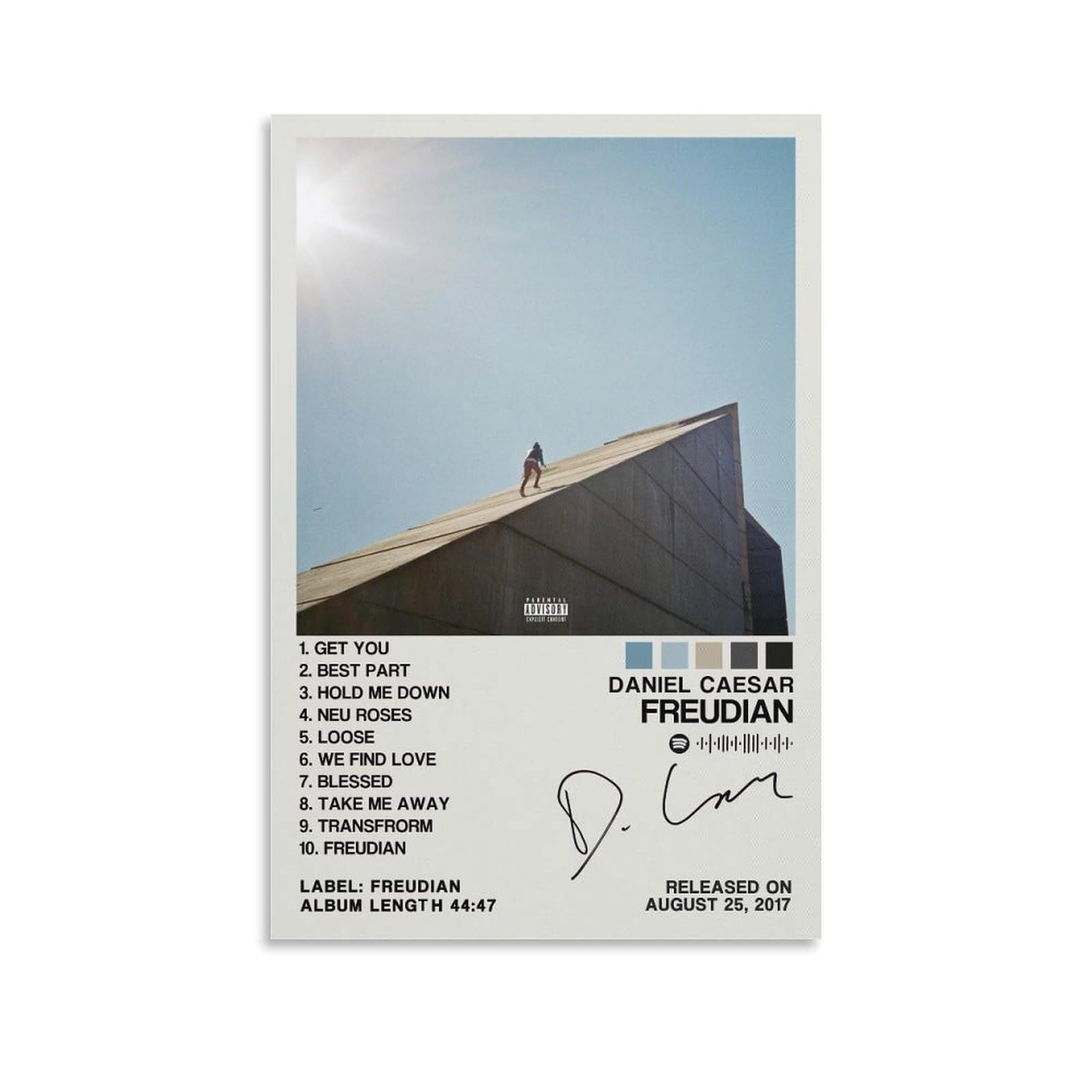 Daniel Caesar Freudian Music Album Cover Poster Prints Canvas Wall Art ...
