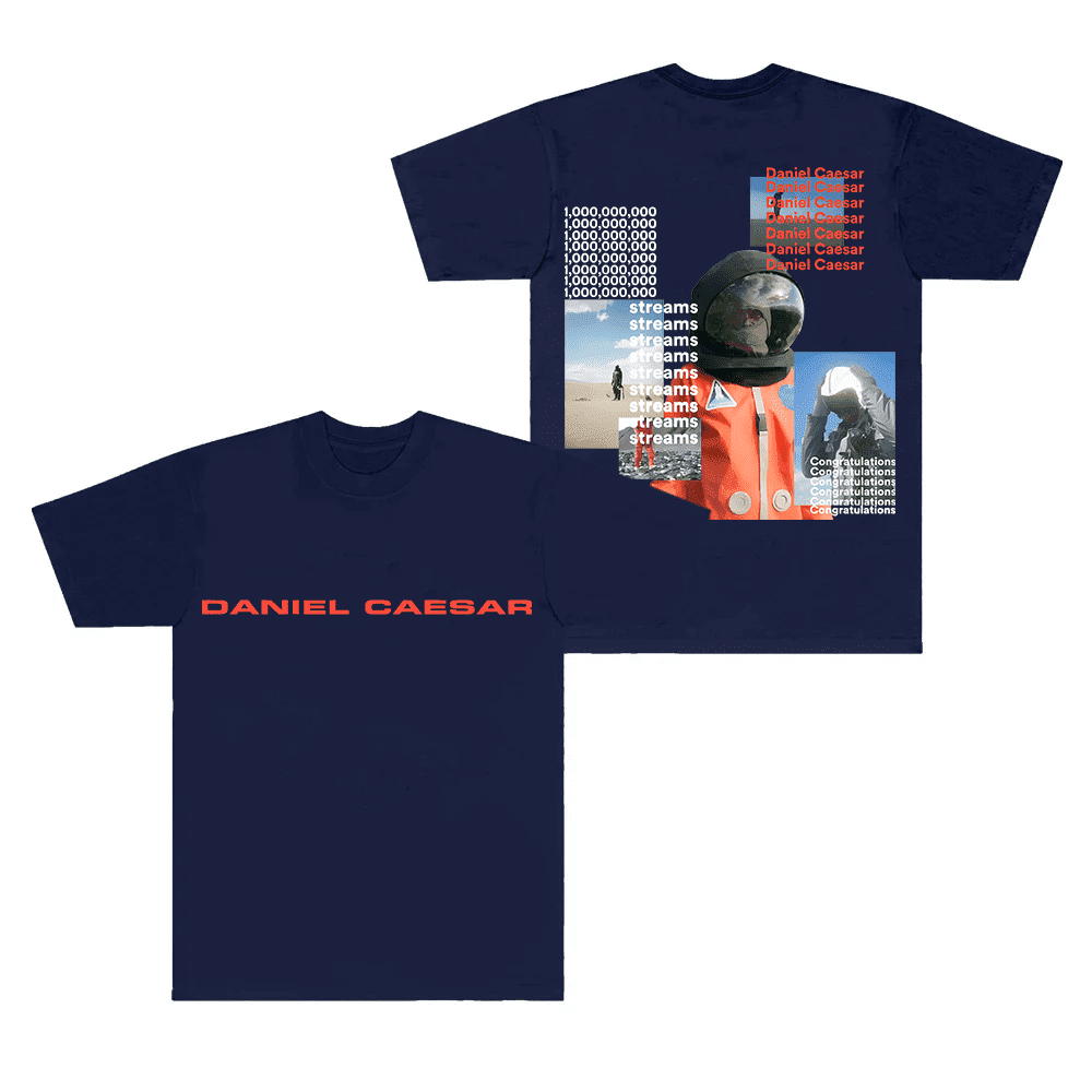 Daniel Caesar Merch Astronaut Men's & Women's Pure Cotton Short Sleeve ...