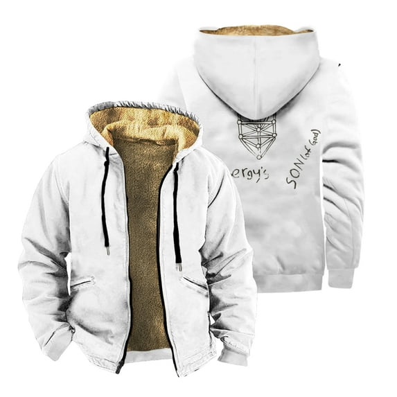 Daniel Caesar Merch Spergy’s Son Zip Up Jacket Long Sleeve Winter Parka Women Men Casual Fashion ...