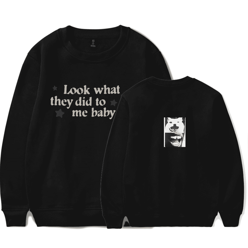 Daniel Caesar Merch Sweatshirt Look What They Did to Me Baby 2024 Long ...