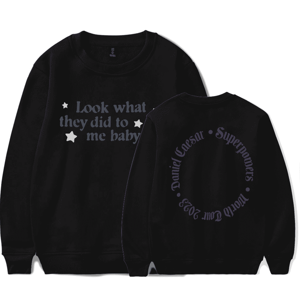 Daniel Caesar Merch Sweatshirt Look What They Did to Me Baby Summer ...
