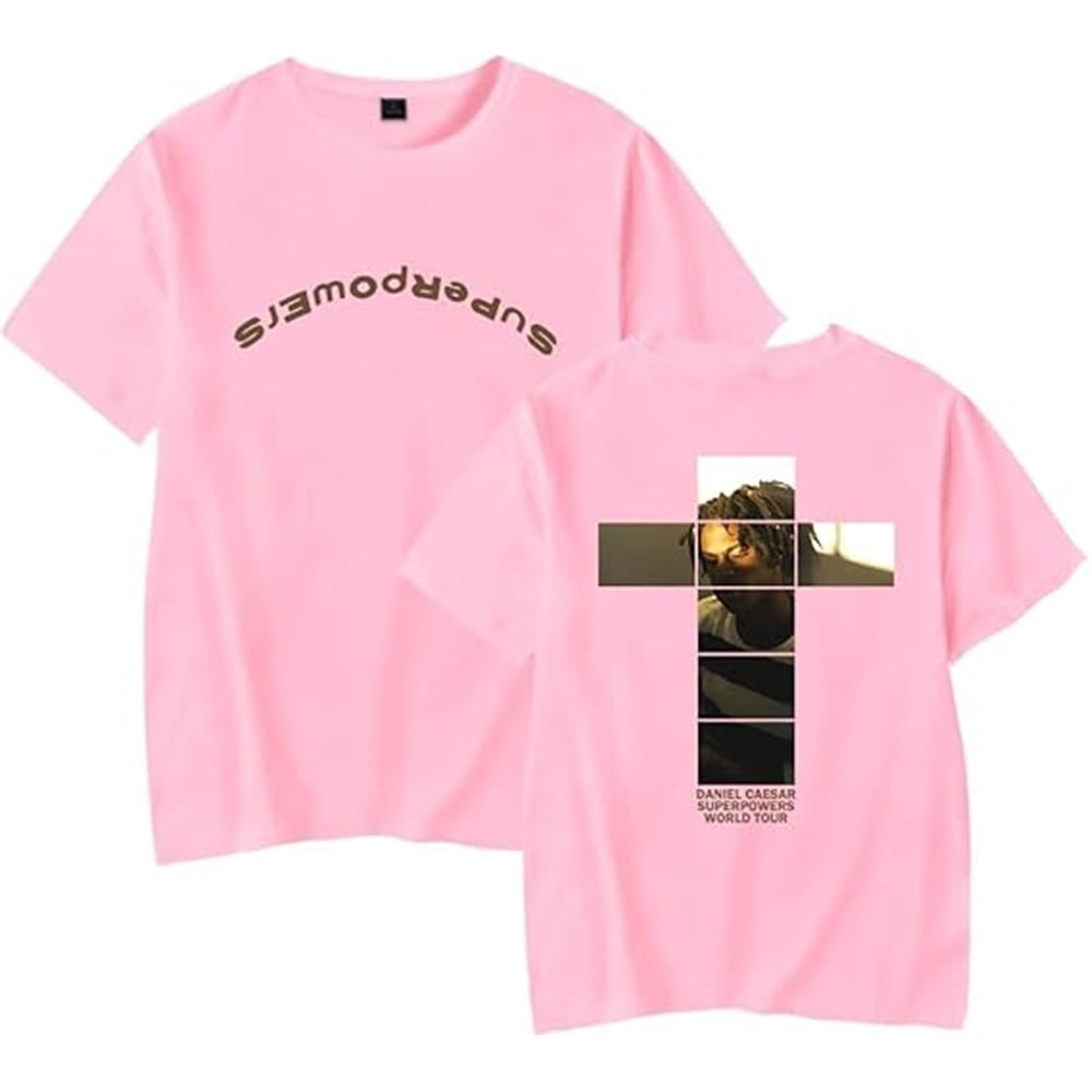 Daniel Caesar Merch T-shirt Summer Fashion Round Neck Short Sleeves Men ...