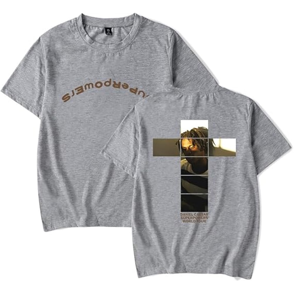 Daniel Caesar Merch T-shirt Summer Fashion Round Neck Short Sleeves Men ...