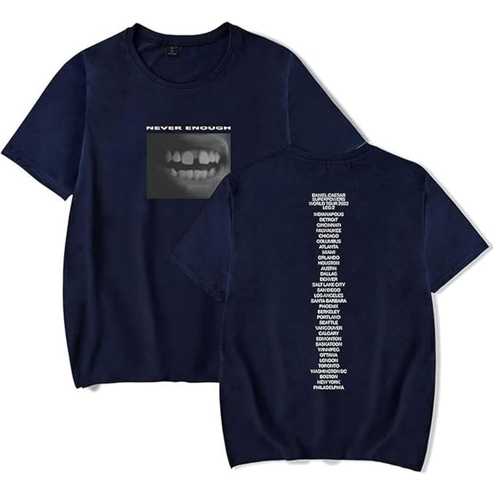 Daniel Caesar Merch T-shirt Trendy Round Neck Short Sleeves Men And ...