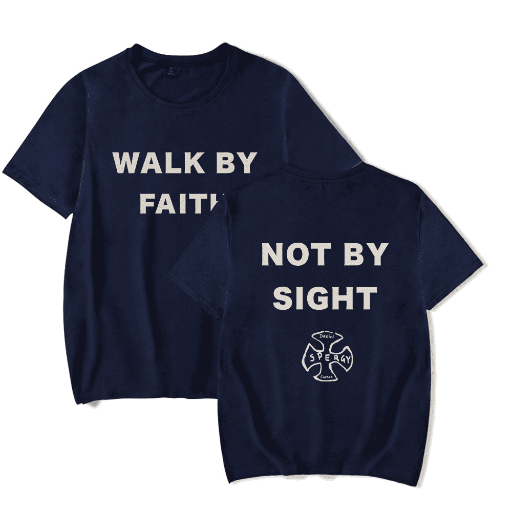 Daniel Caesar Merch Walk By Faith Not By Sight T-Shirt Unisex Fashion ...