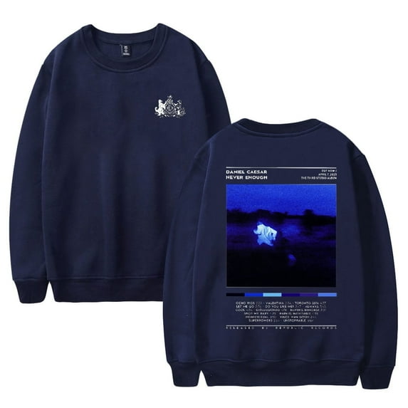 Daniel Caesar "Never Enough" Trendy Crewneck Sweatshirt - Unisex Long Sleeve Streetwear Fashion ...