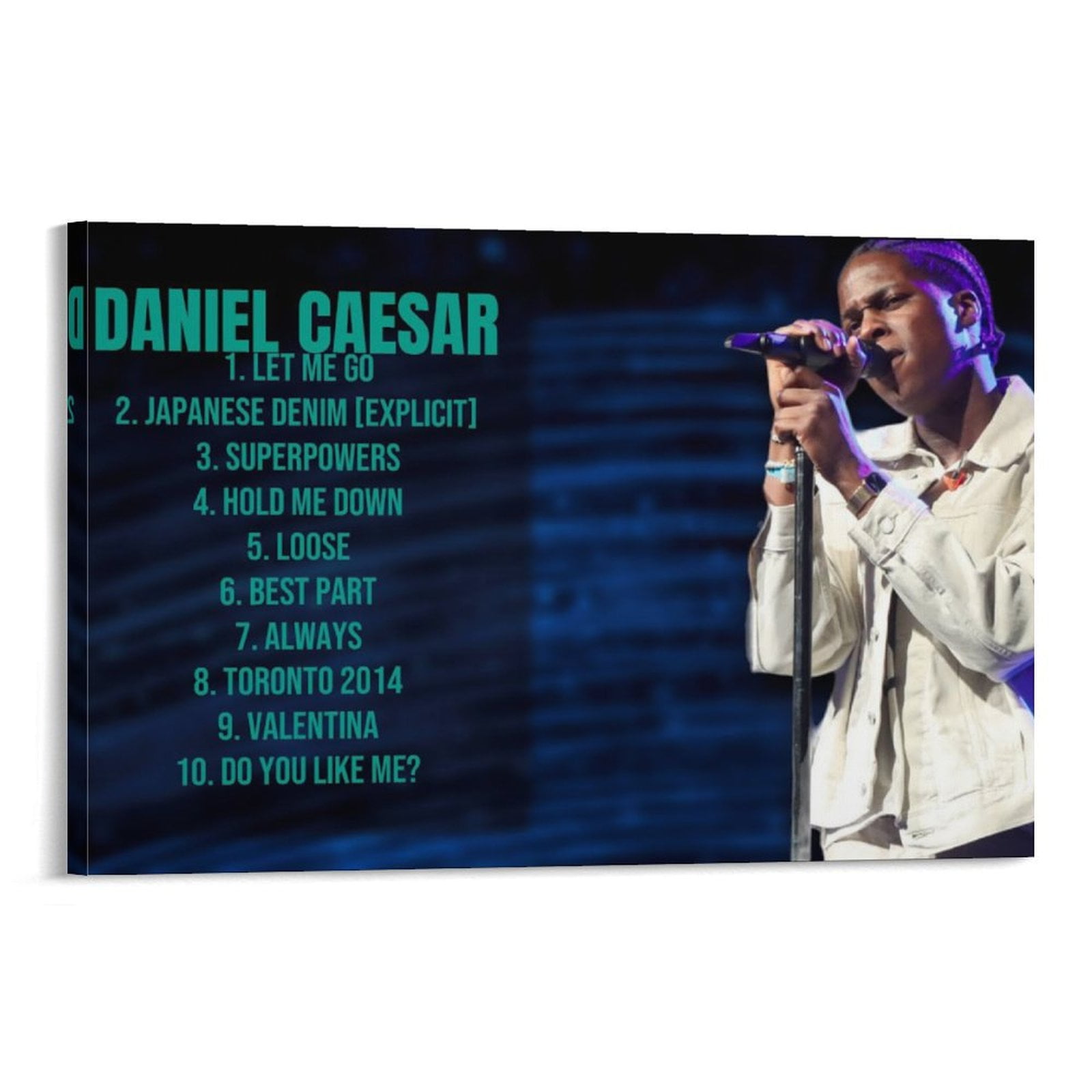 Daniel Caesar Poster (11) Gifts Canvas Painting Poster Wall Art ...