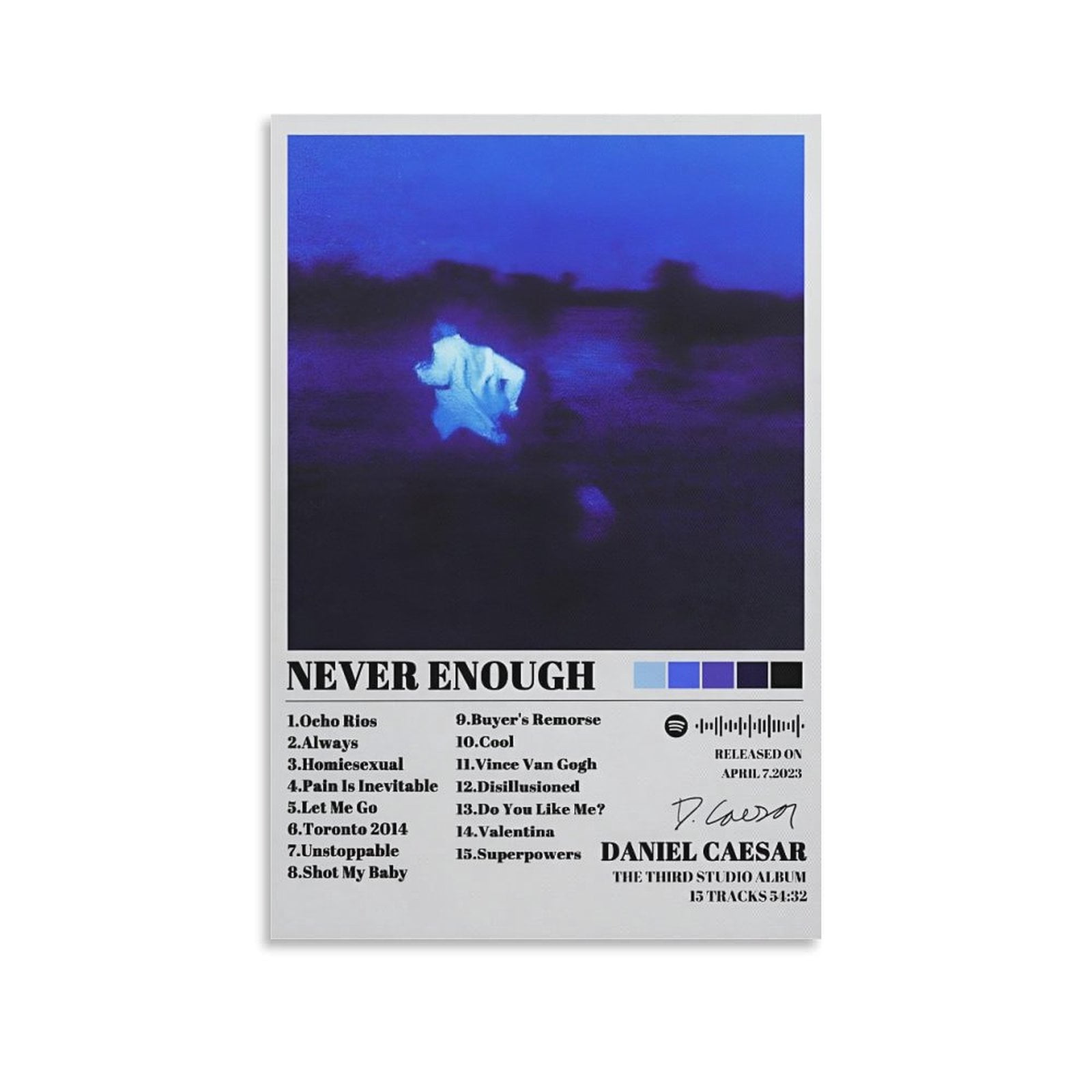 Daniel Caesar Poster (9) Gifts Canvas Painting Poster Wall Art ...