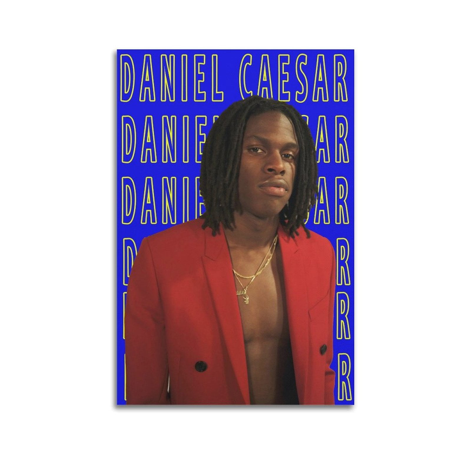 Daniel Caesar Poster Cool Anime Star Music Picture Wall Art Painting ...