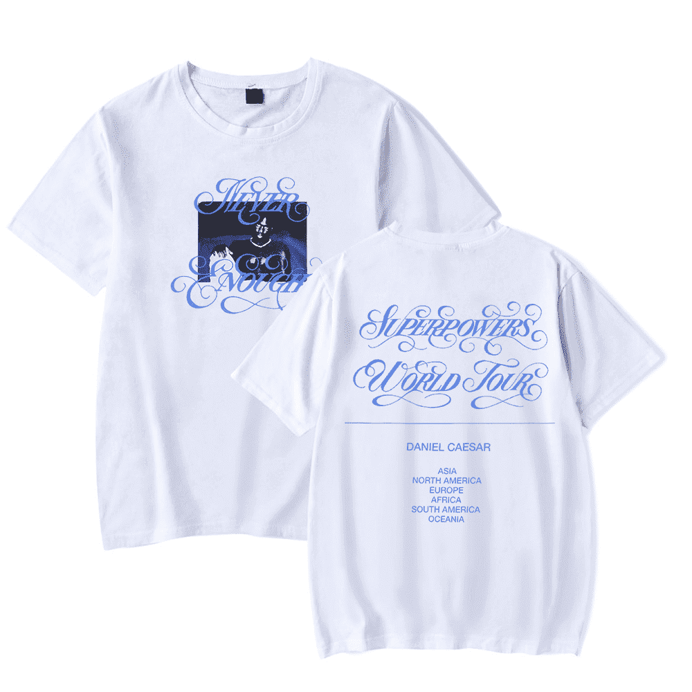 Daniel Caesar Short Sleeve T-Shirt Unisex Summer Crew Neck Tops Fashion Casual Clothing ...