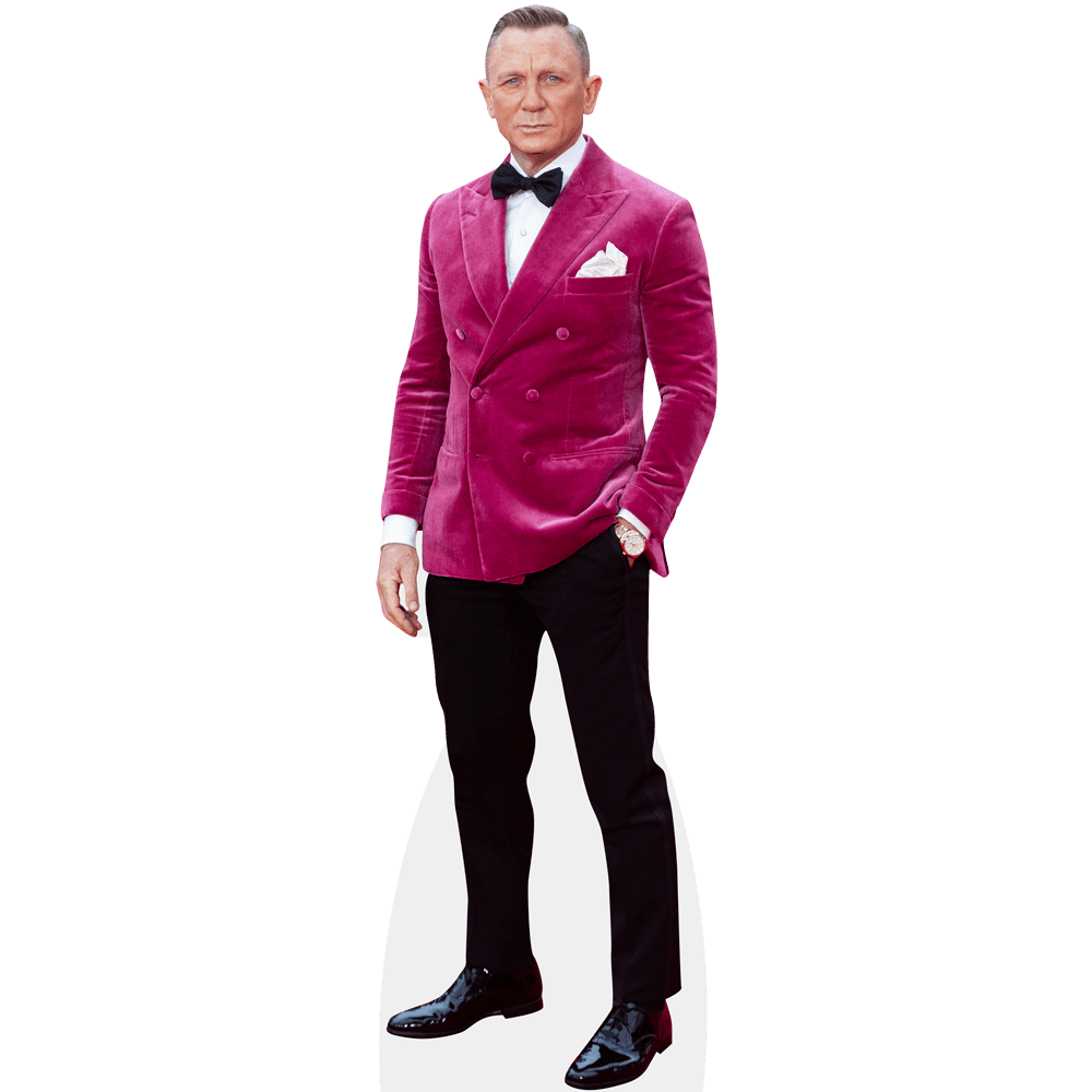 Daniel Craig (Pink Jacket) Lifesize Cardboard Cutout Standee - Walmart.com