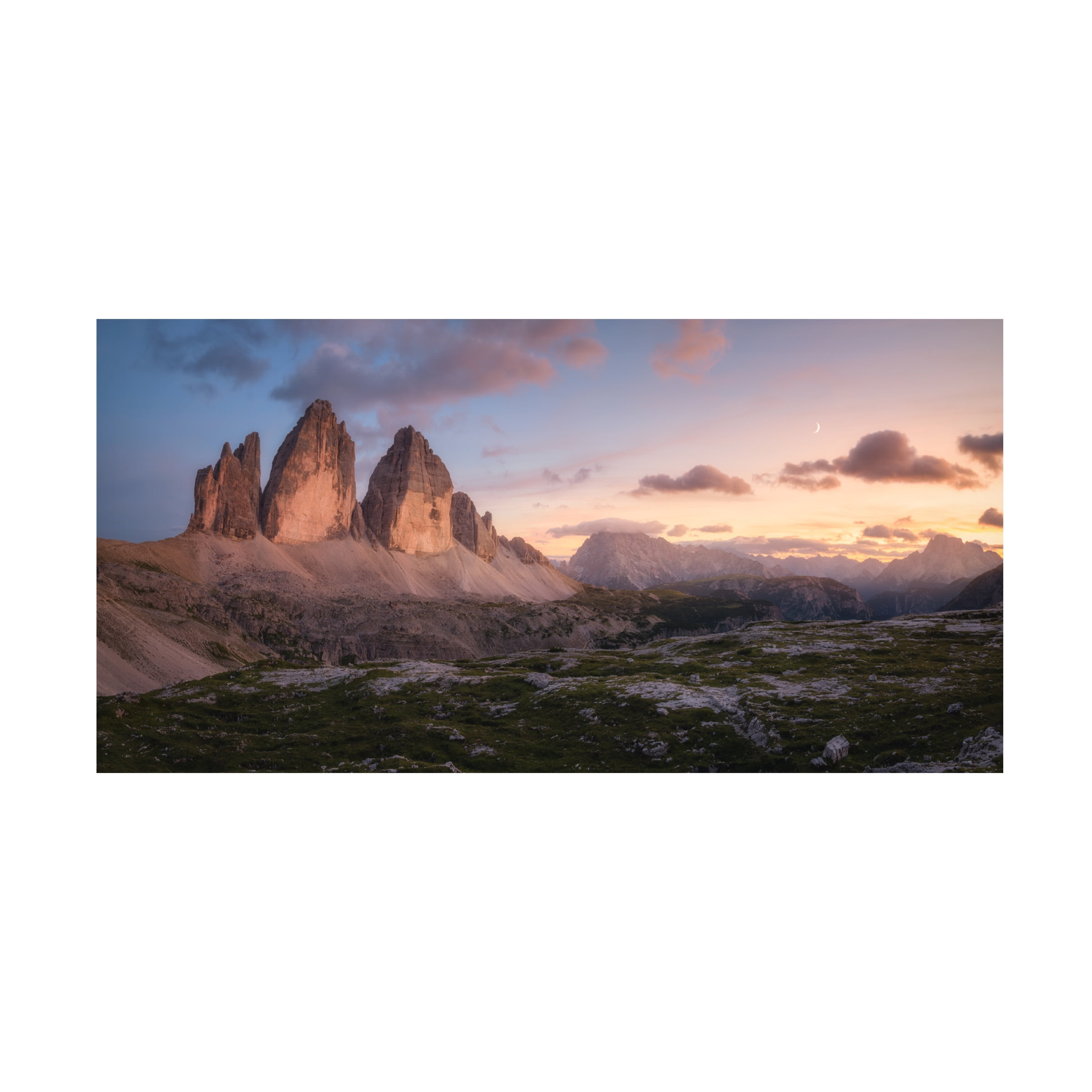 Daniel Gastager 'An Evening In The Dolomites' Canvas Art - Walmart.com