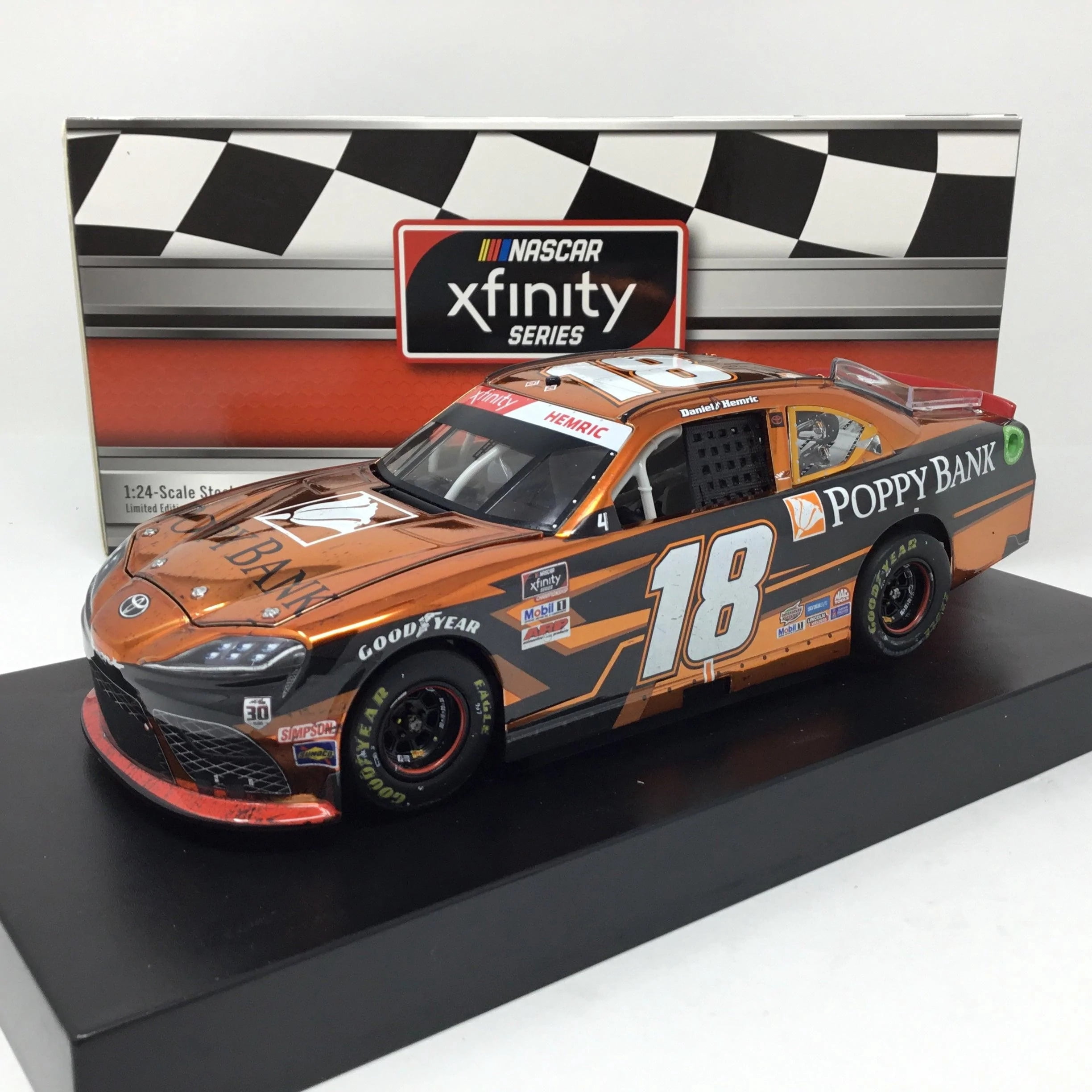Daniel Hemric 2021 Poppy Bank Phoenix Race Win Color Chrome 1:24 ...