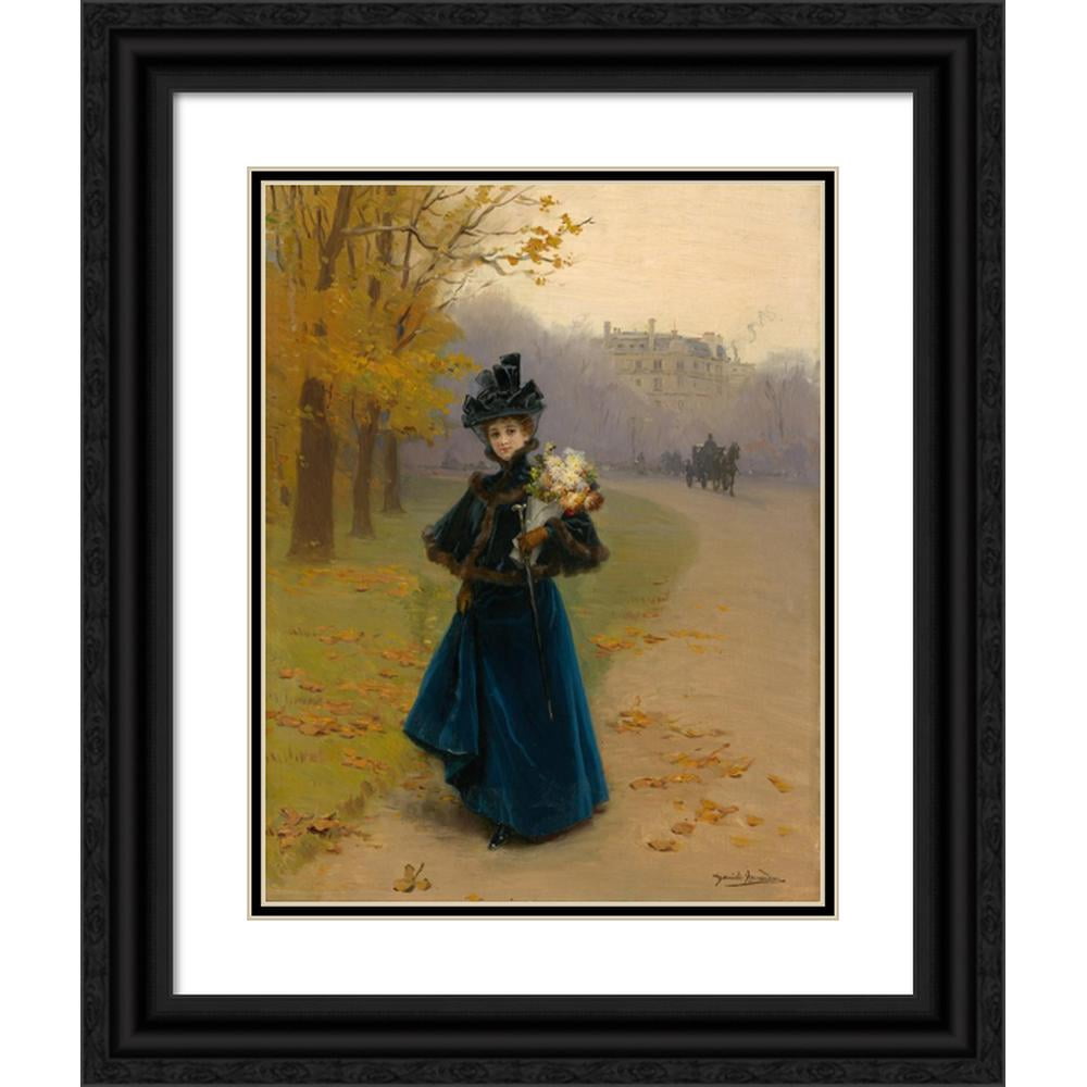 Daniel Hernández Morillo 12x14 Black Ornate Wood Framed Double Matted ...
