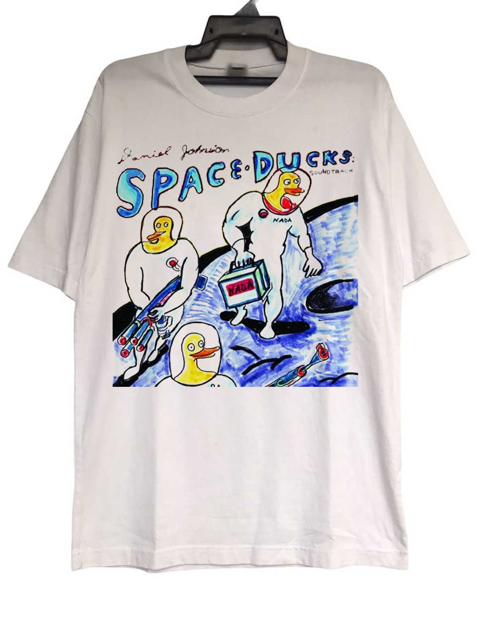 Daniel Johnston Album Space Ducks Short Sleeve Unisex Tee Shirt All Size BL2.301 - Walmart.com