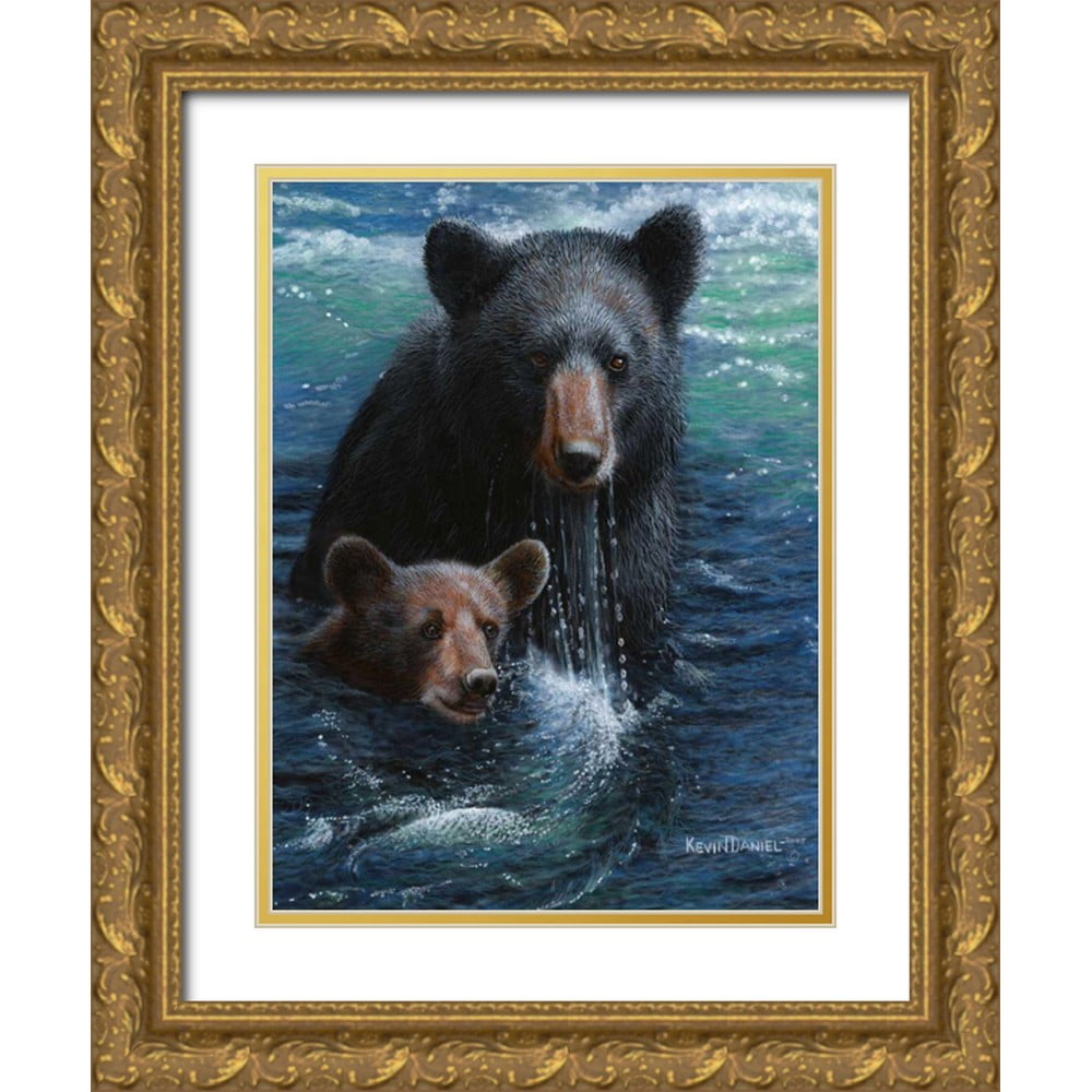 Daniel, Kevin 15x18 Gold Ornate Wood Framed with Double Matting Museum ...