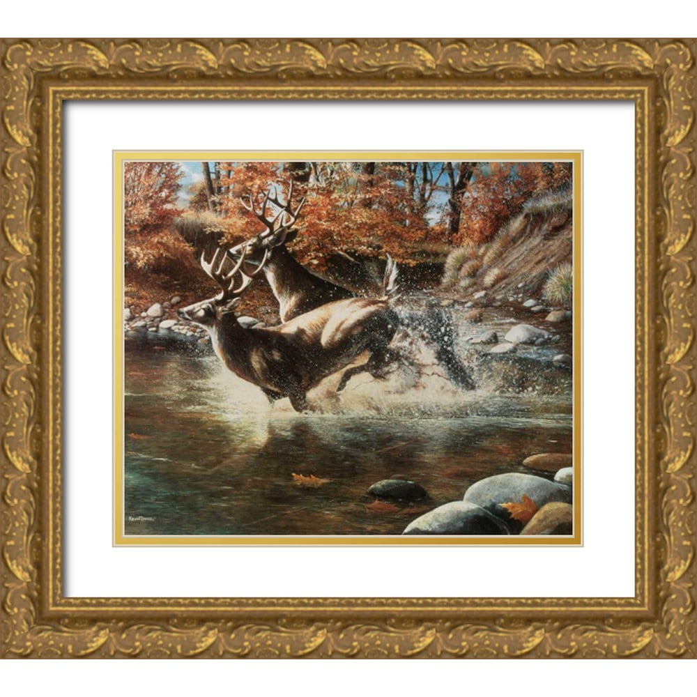 Daniel, Kevin 17x15 Gold Ornate Wood Framed with Double Matting Museum ...