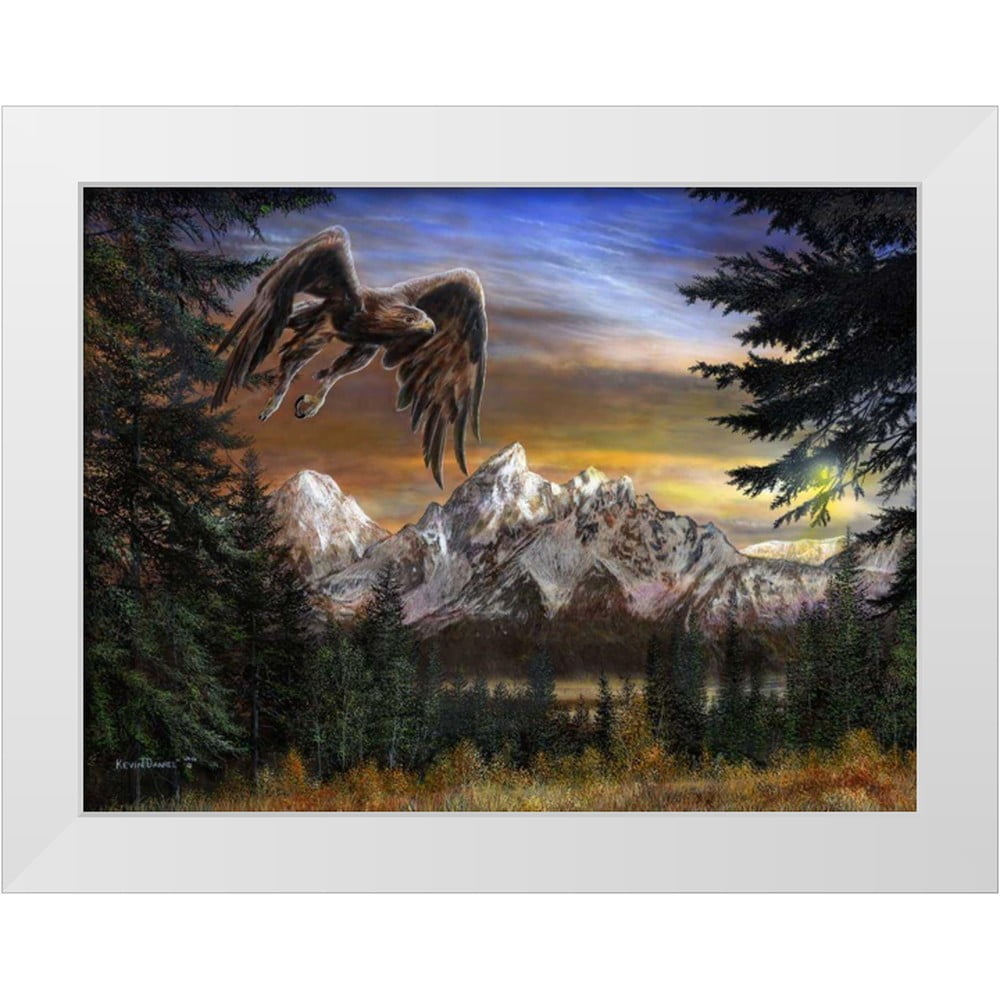 Daniel, Kevin 18x15 White Modern Wood Framed Museum Art Print Titled ...