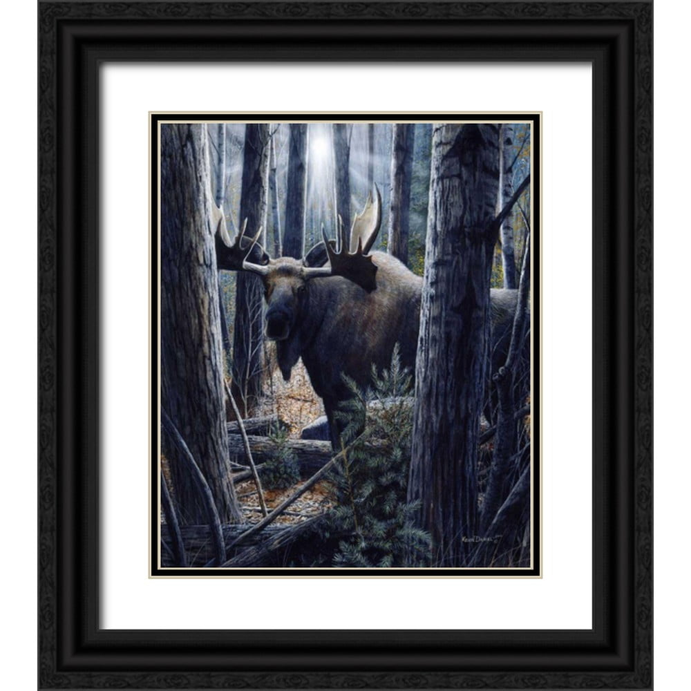 Daniel, Kevin 20x23 Black Ornate Wood Framed with Double Matting Museum ...